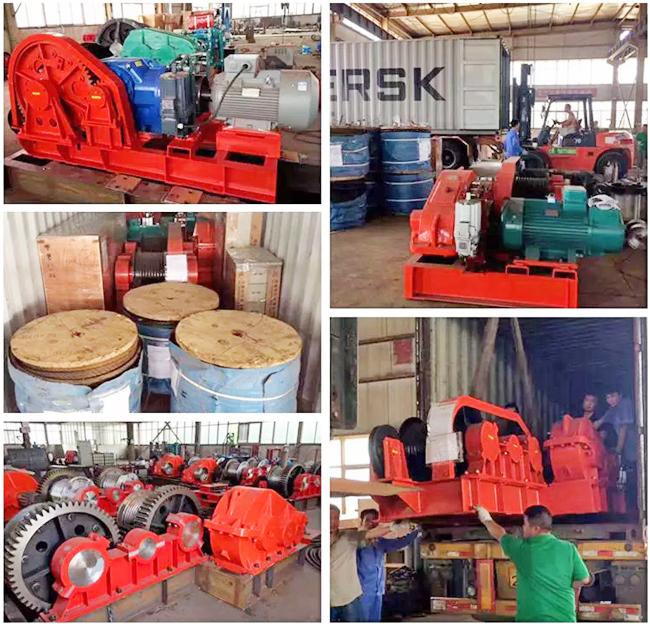 Wire Rope Lifting Electric Mine Winch System 10 Ton Workshop Using high ...