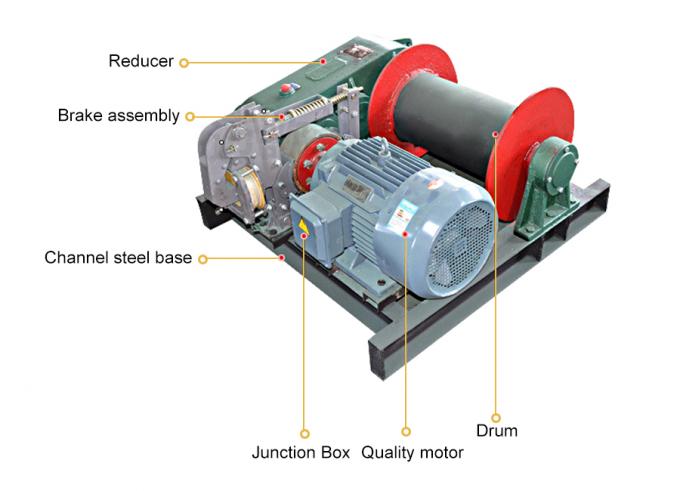 ODM Steel Wire Rope Freight Electric Capstan Winch A5