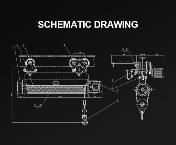High Performance Industrial Using Electric Hoist For Heavy Loads