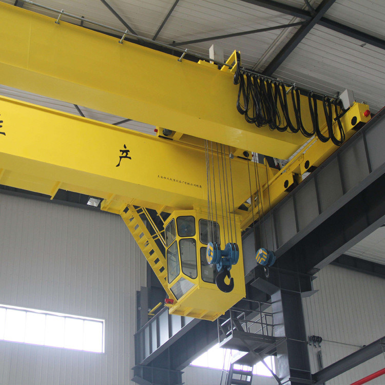 Top Running Underslung Bridge Crane Single Beam Heavy Loading