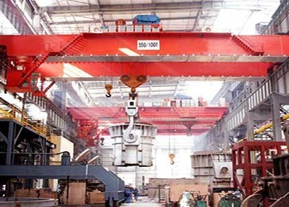 30T QDY Type Metallurgical Bridge Overhead Crane Motor Drive IP54 ...