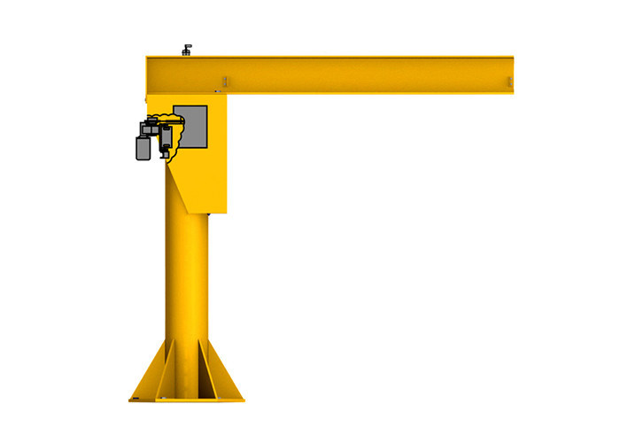 Column Mounted Industrial Lifting Equipment Floor Fixed Slewing 3 Ton ...
