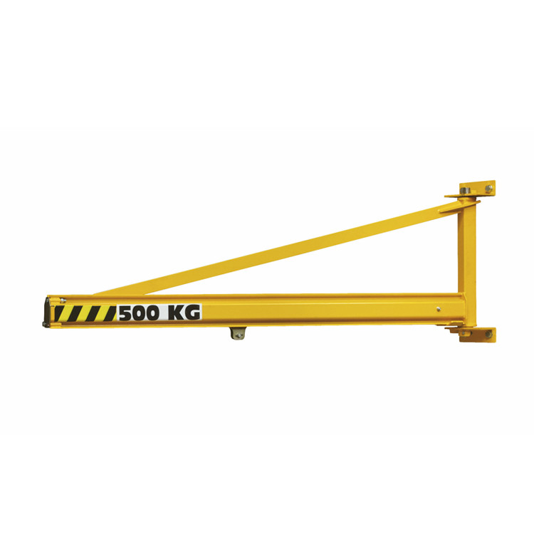 A4 Wall Mounted Jib Crane With Rope Electric Hoist Remote Control
