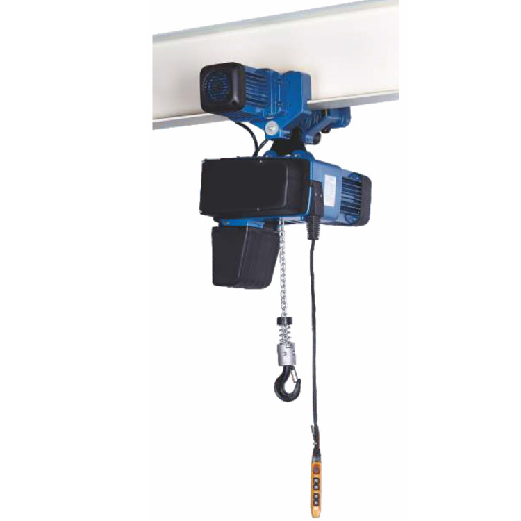 Three Phase Electric Chain Hoist Trolley Customized Portable 30m
