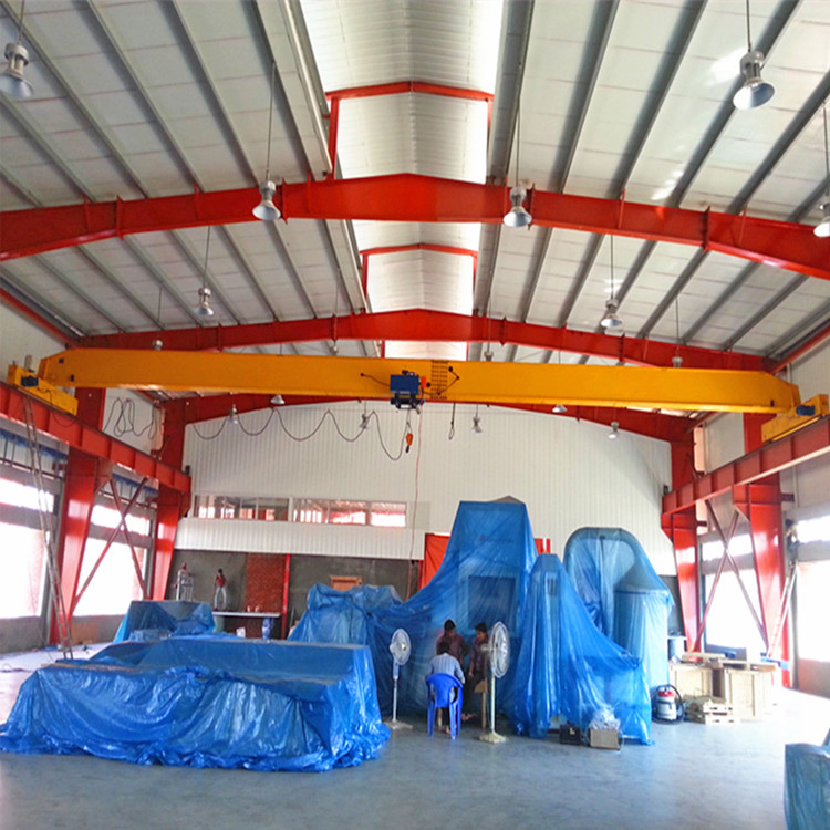 Hoisting Machine European Style Single Girder Overhead Bridge Crane For ...
