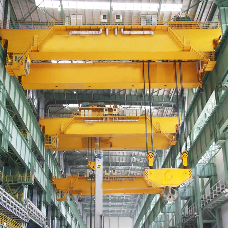 Industrial 30T Double Girder Overhead Crane Equipment 15M/Min Lifting
